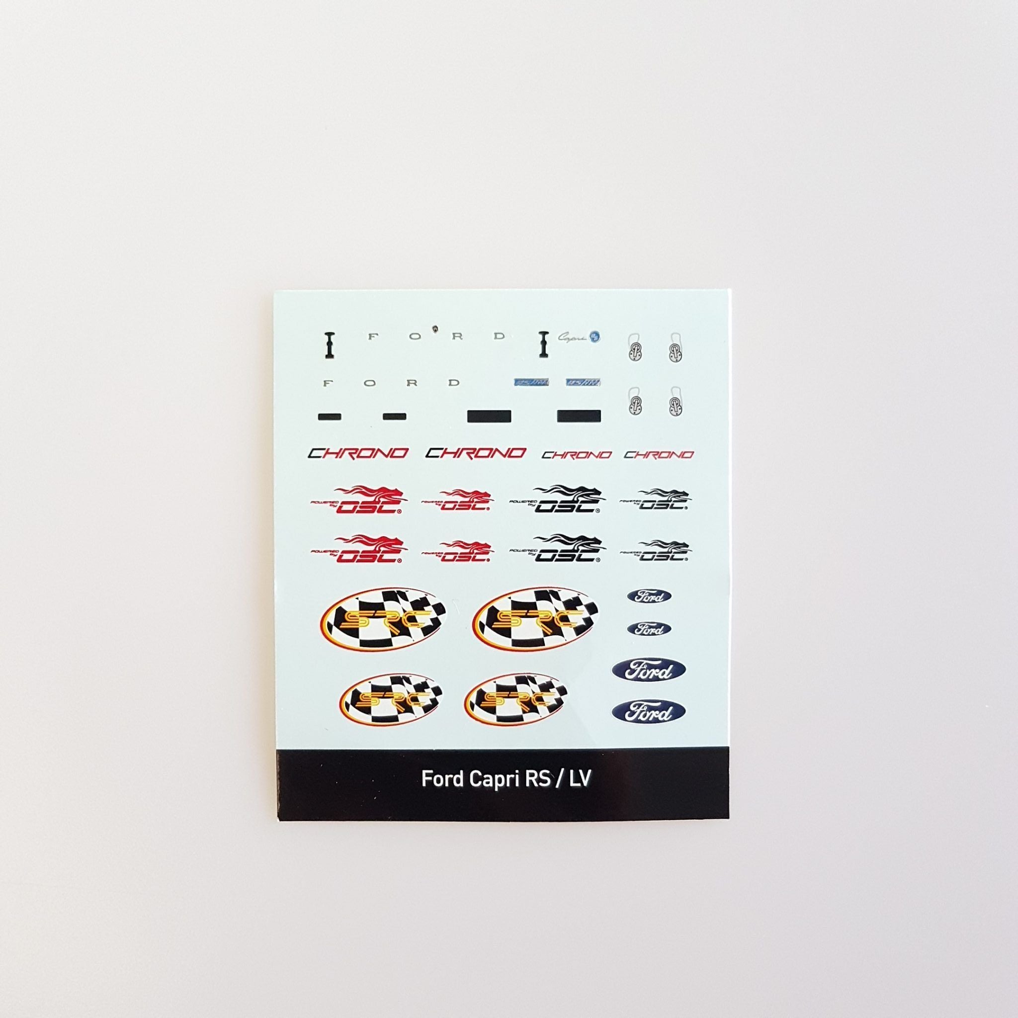 Calcas / Decals FORD CAPRI "UPGRADE" – SRC Onlineshop